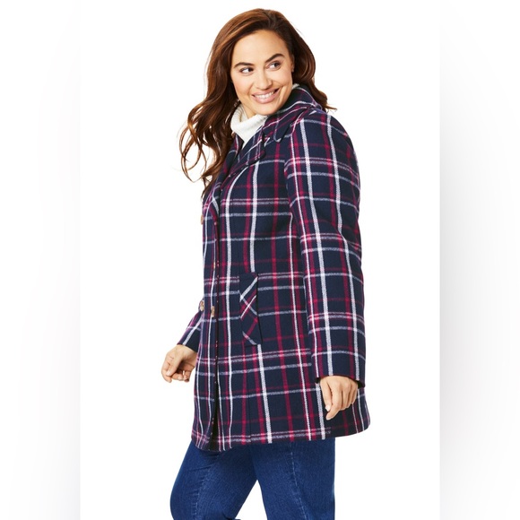 Woman Within | Jackets & Coats | New Woolblend Doublebreasted Peacoat | Poshmark